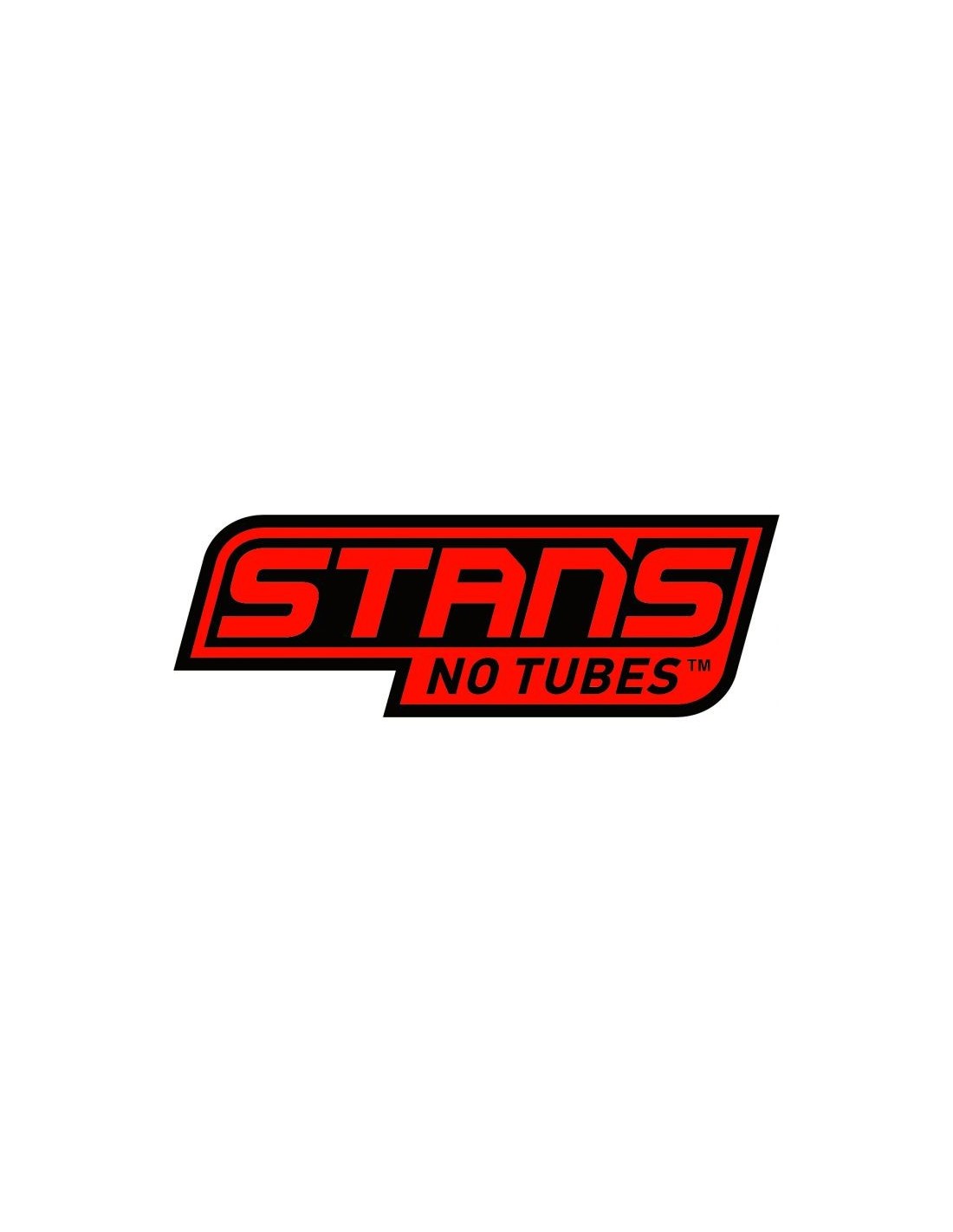 STICKER NOTUBES LOGO LARGE BLK/RED